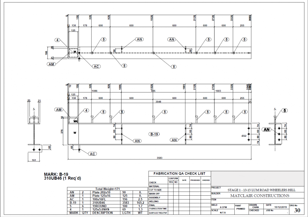 Shop Drawings - CK Design & Detailing