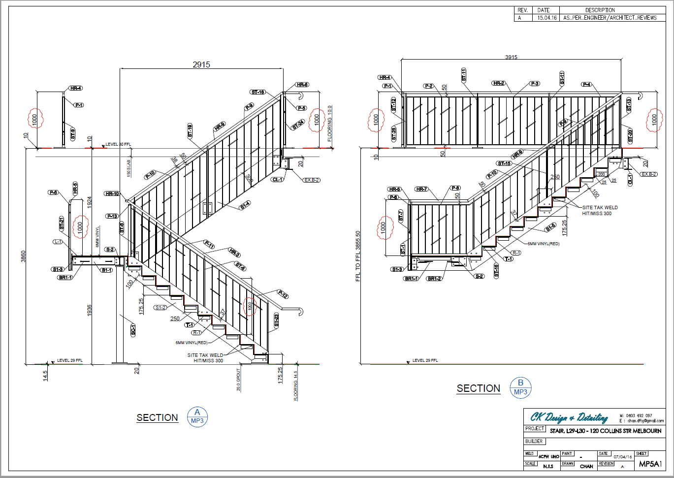 Marking Plans - CK Design & Detailing