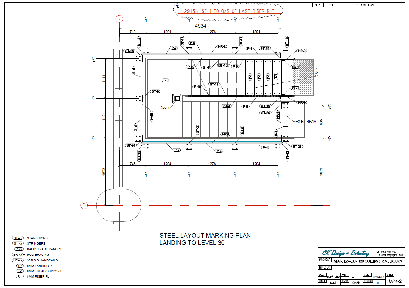 Marking Plans - CK Design & Detailing